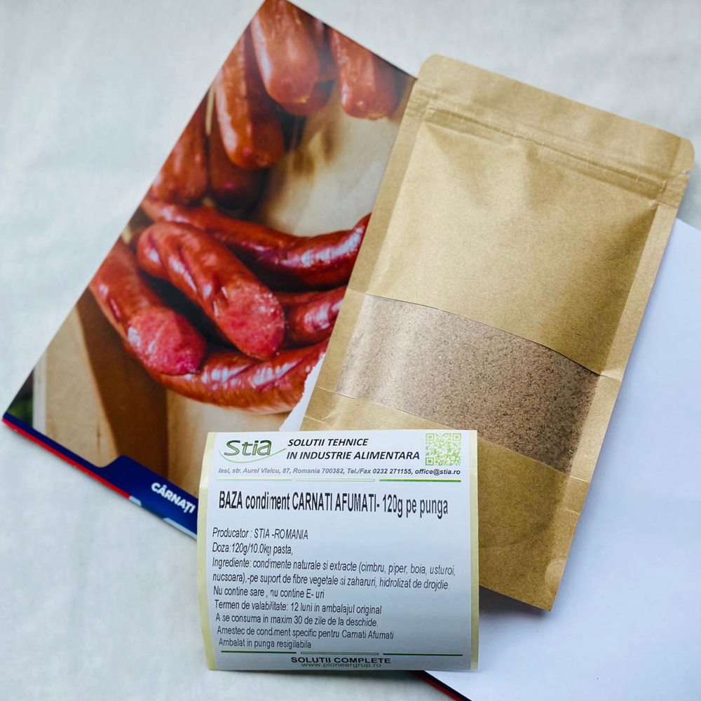 BAZĂ condiment CÂRNAȚI AFUMAȚI – 120g pe pungă – Magazin online Pioneer ...