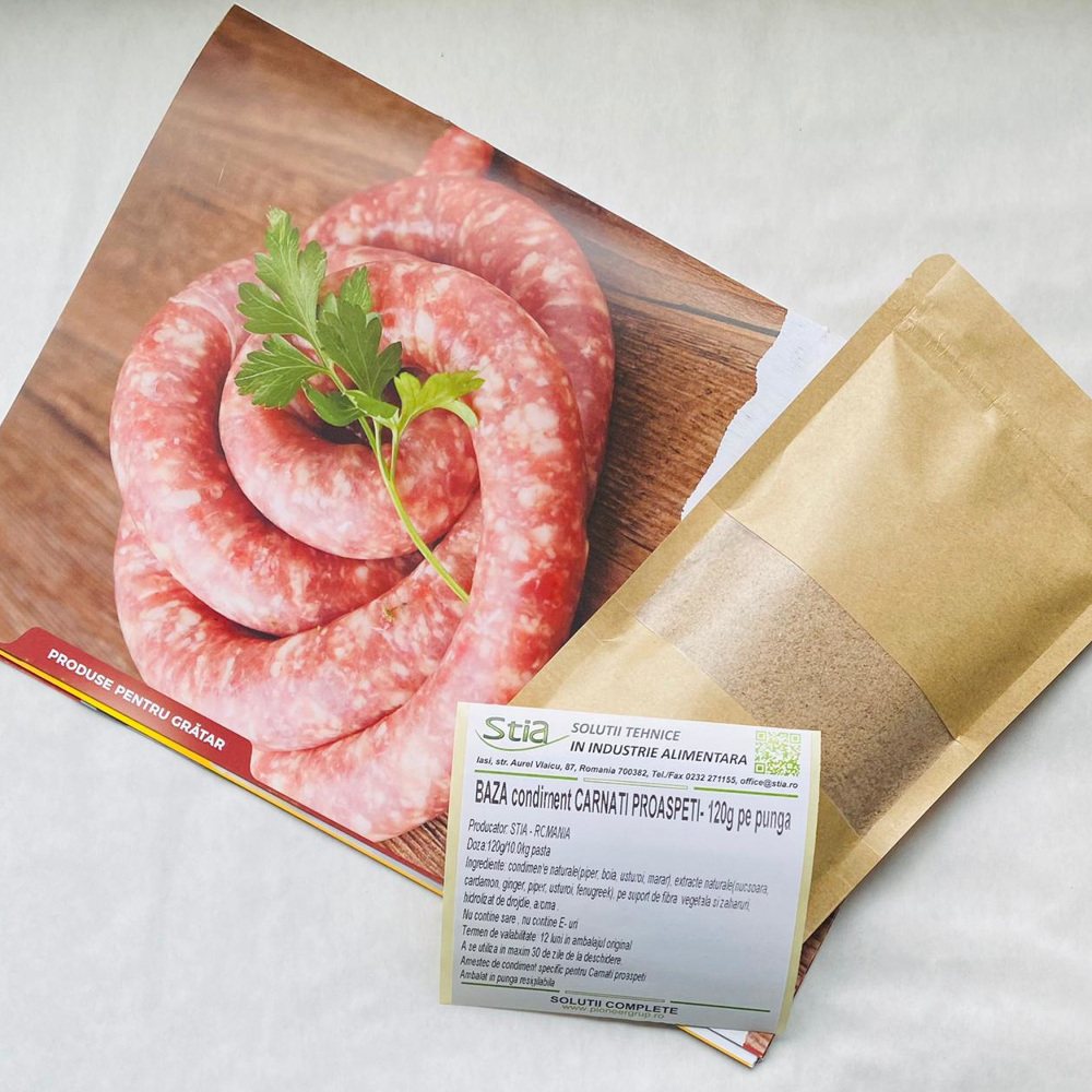 BAZĂ condiment CÂRNAȚI PROASPEȚI – 120g pe pungă – Magazin online ...
