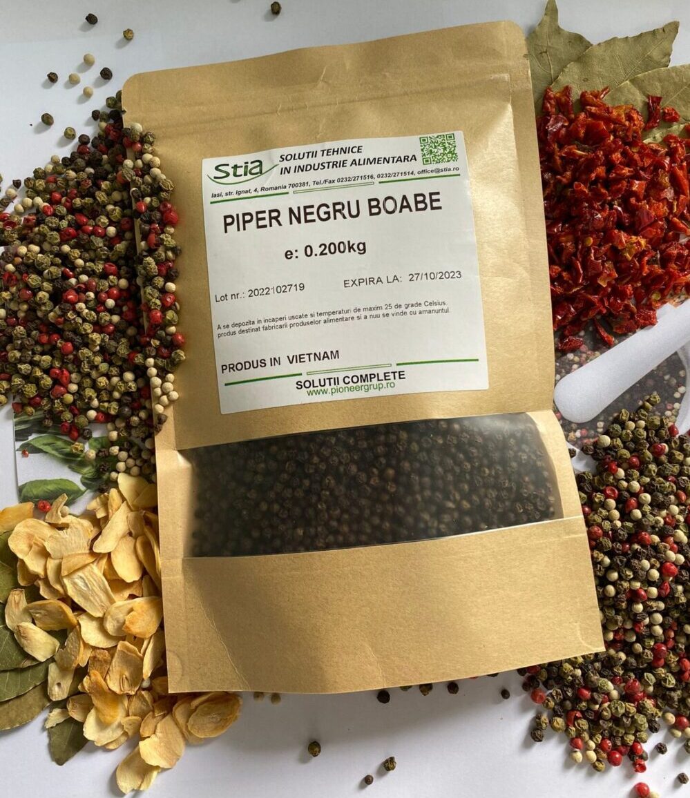 PIPER NEGRU BOABE- 200 g pe pungă – Magazin online Pioneer Grup ...